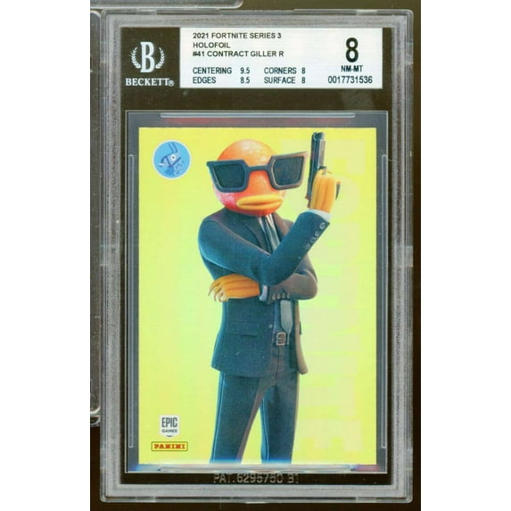Contract Giller Card 2021 Fortnite USA Series 3 Holofoil #41 BGS 8 ...
