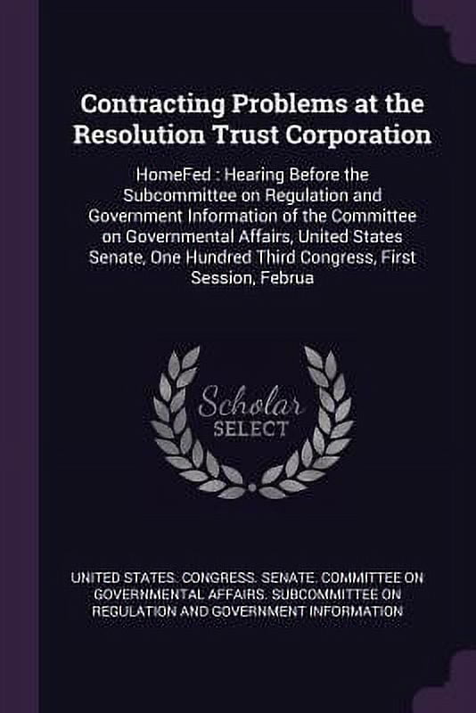 Resolution Trust Corporation