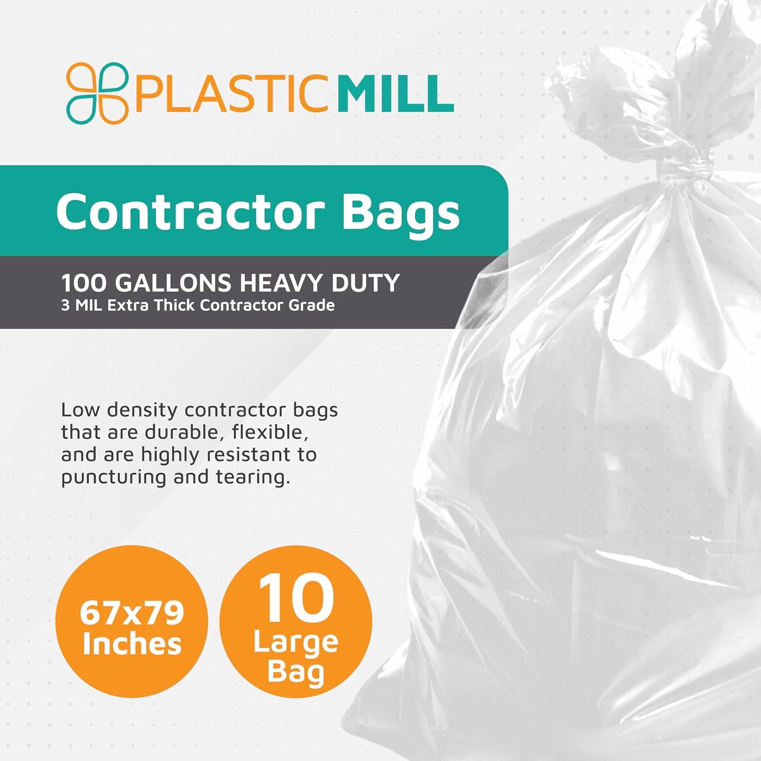Contractor Bags Heavy Duty - Commercial, Industrial Garbage Bags ...