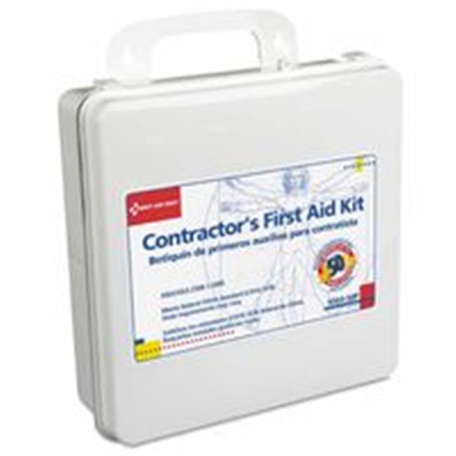 Contractors First Aid Kit in Plastic Case - Walmart.com
