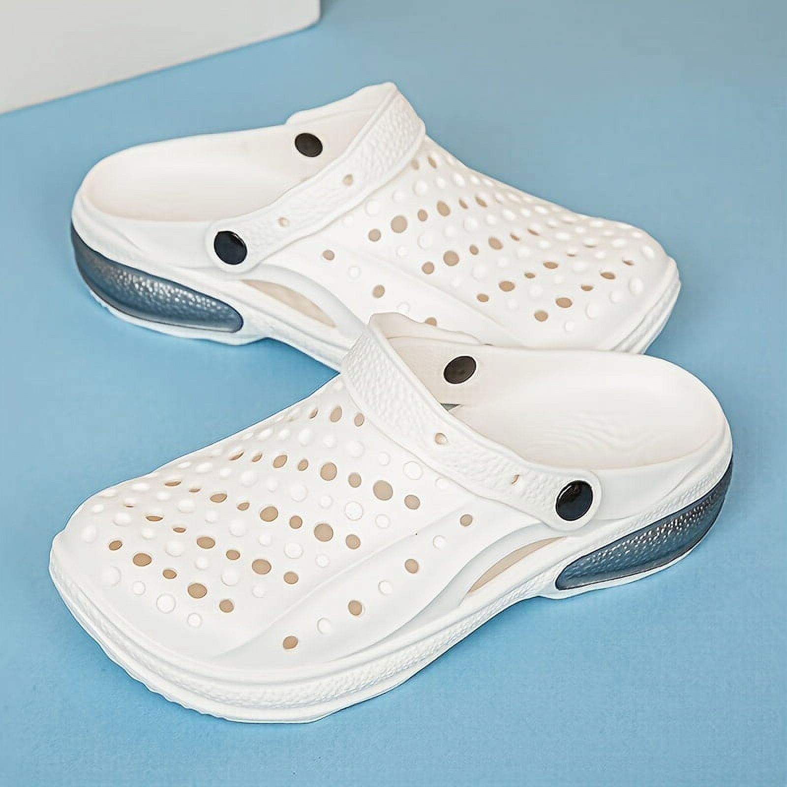 Contrast Color EVA Clogs, Soft Sole Tor Home Garden Clogs, Breathable ...