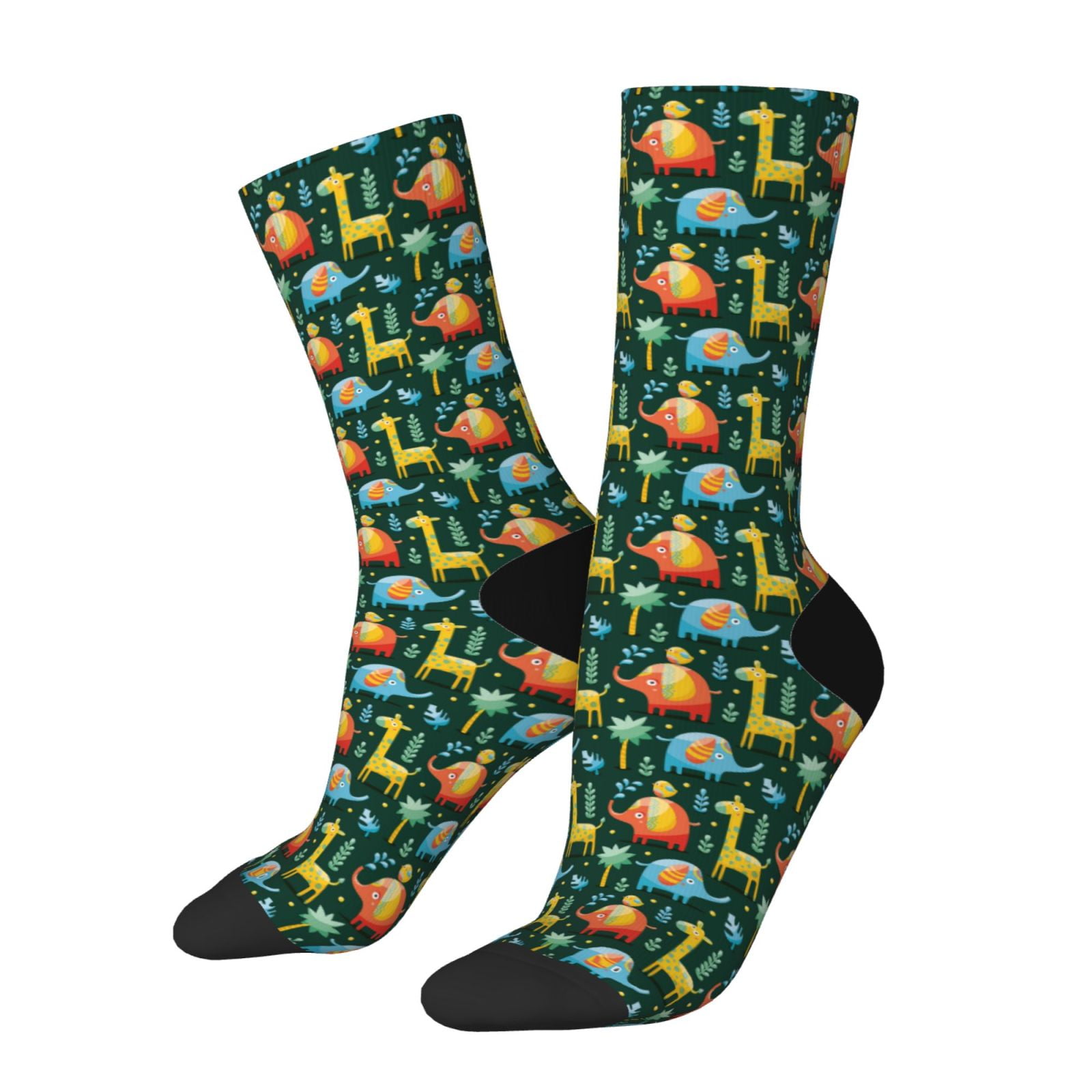 Contrast calf socks, retro style, sweat absorbing sports socks, unisex ...