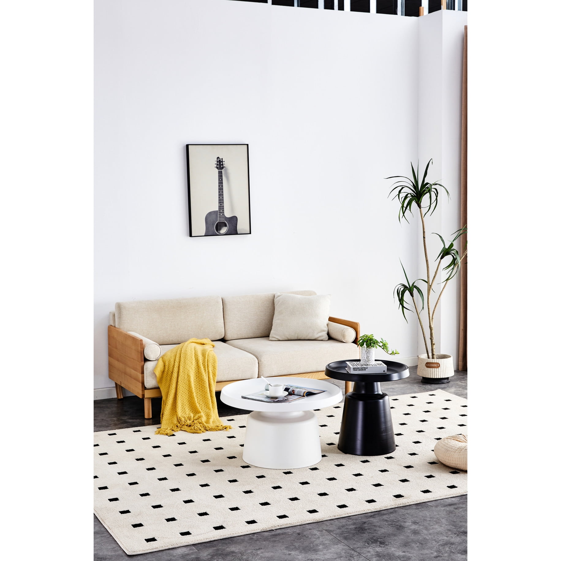 Contrasting Color Tables / In Primary Living Spaces / Create Visual ...