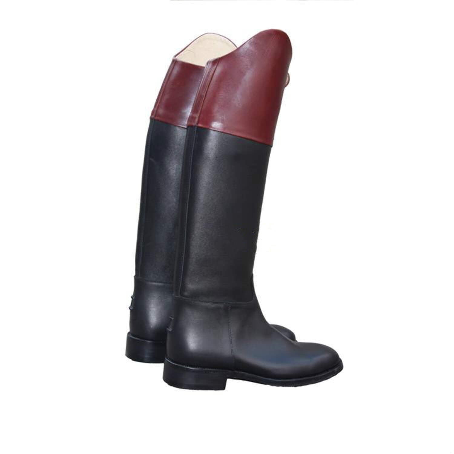 Contrasting color equestrian riding boots - Walmart.com