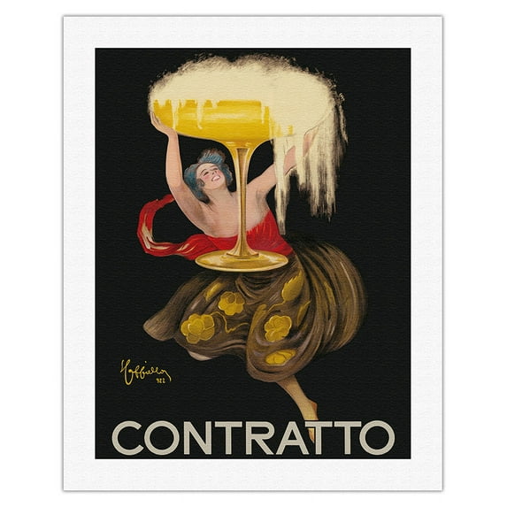 Contratto - Italian Sparkling Wine Champagne - Belle Époque Art ...