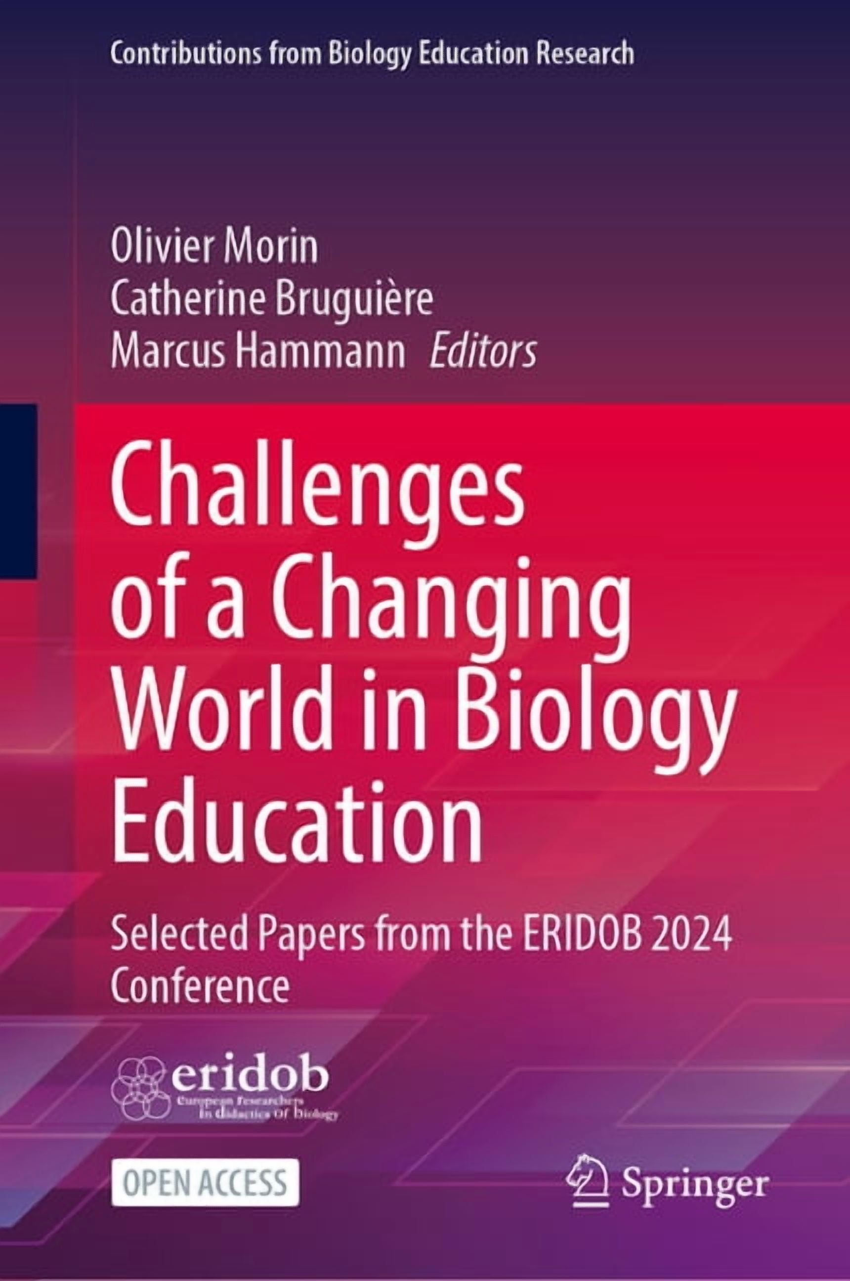 Contributions from Biology Education Res Challenges of a Changing World ...