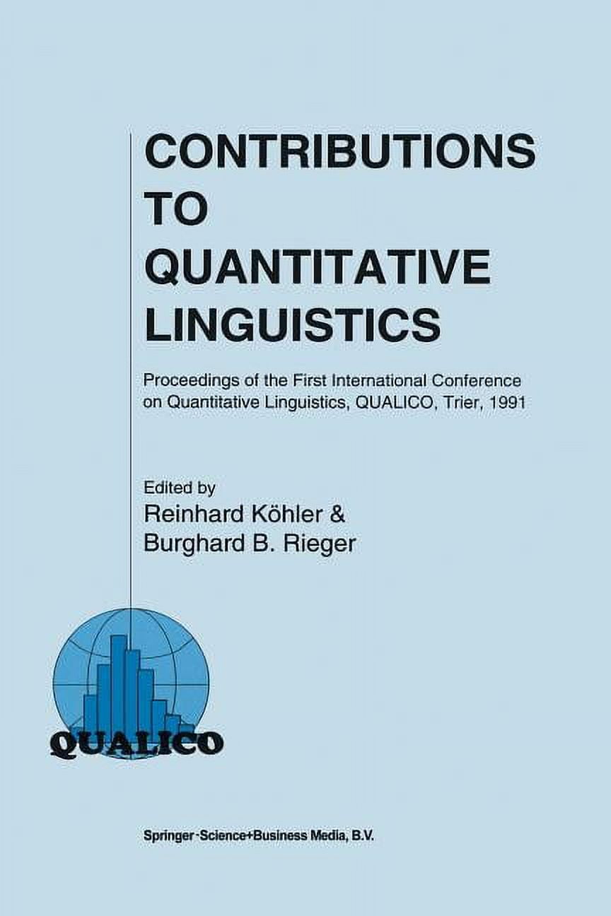 Contributions to Quantitative Linguistics: Proceedings of the First ...