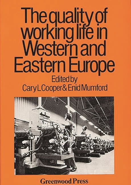 Contributions in Economics and Economic The Quality of Working Life in ...