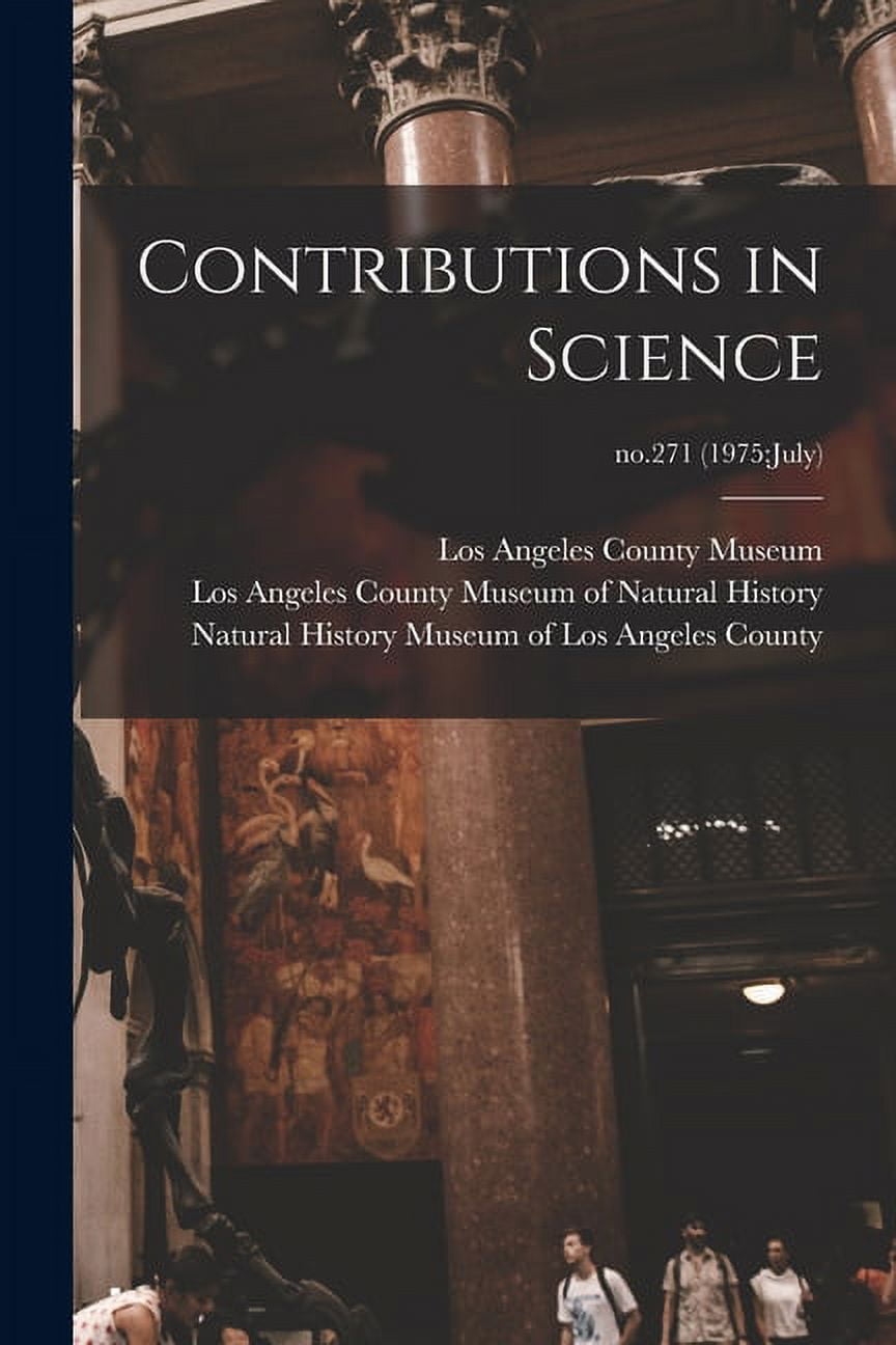 Contributions in Science; no.271 (1975: July), (Paperback) - Walmart ...