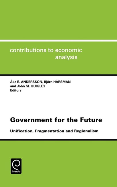 Contributions to Economic Analysis Government for the Future ...