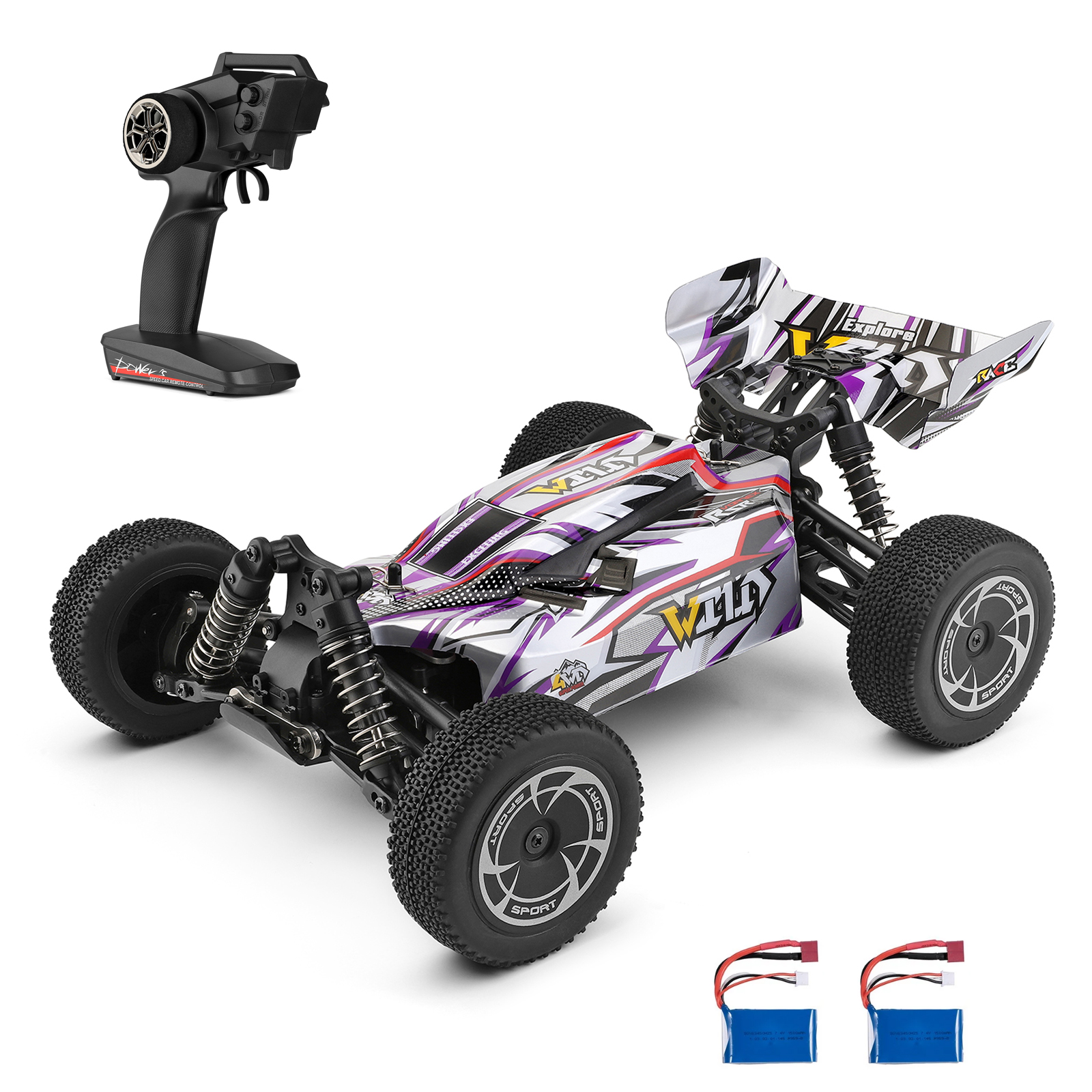 Control 1/14 Remote Control Car 35km/h High Speed Racing Car 1500mAh ...
