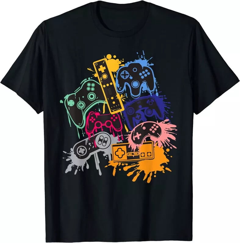 Control All The Things Video Game Controller Gamer Unisex T-Shirt ...