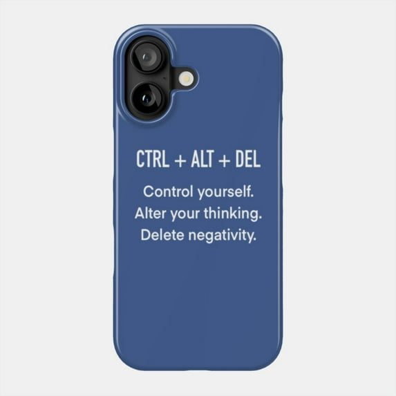 Control Alt Delete Simple Tech Humor Graphic Case for iPhone 11,12,13 ...