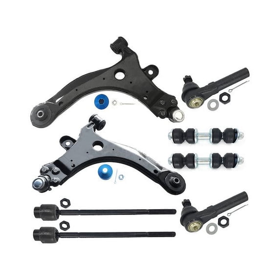 Control Arm Ball Joint Tie Rod and Sway Bar Link Kit - Compatible with ...
