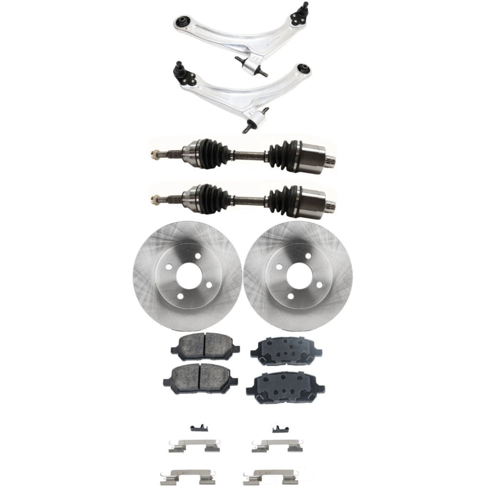 Control Arm Suspension Kit Set of 7 Front Driver & Passenger Side Lower ...