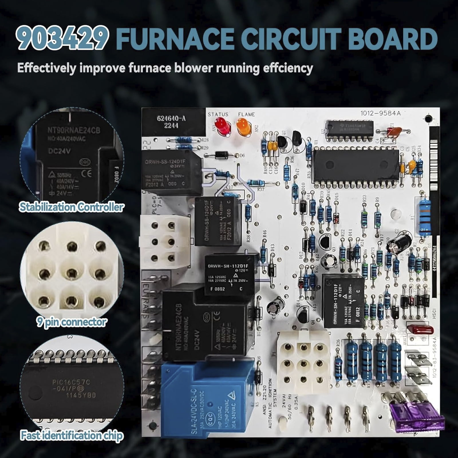 Control Board Furnace Circuit Board For Intertherm/Miller M1 Series ...