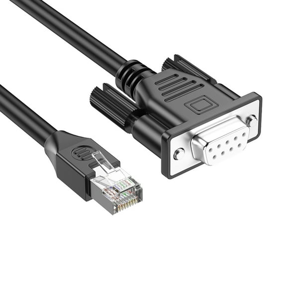 Control Cable RJ45 to DB9 RS232 Serial Port Cord Wire for Networking ...