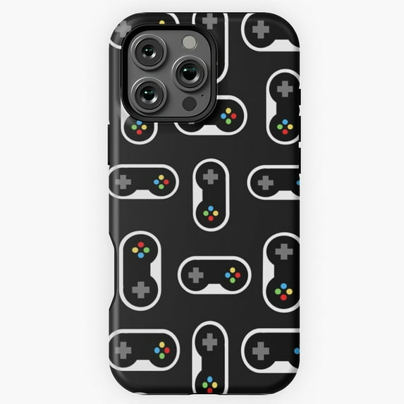 Control Crazy Retro Gamer Style Art iPhone Case 11 12 13 14 15 16 17 ...