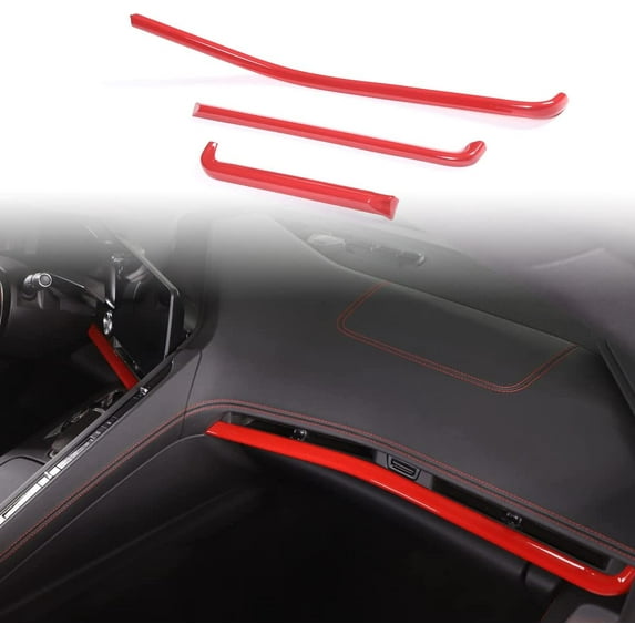 Control Dashboard Cover Trims Compatible with Chevrolet Corvette C8 ...