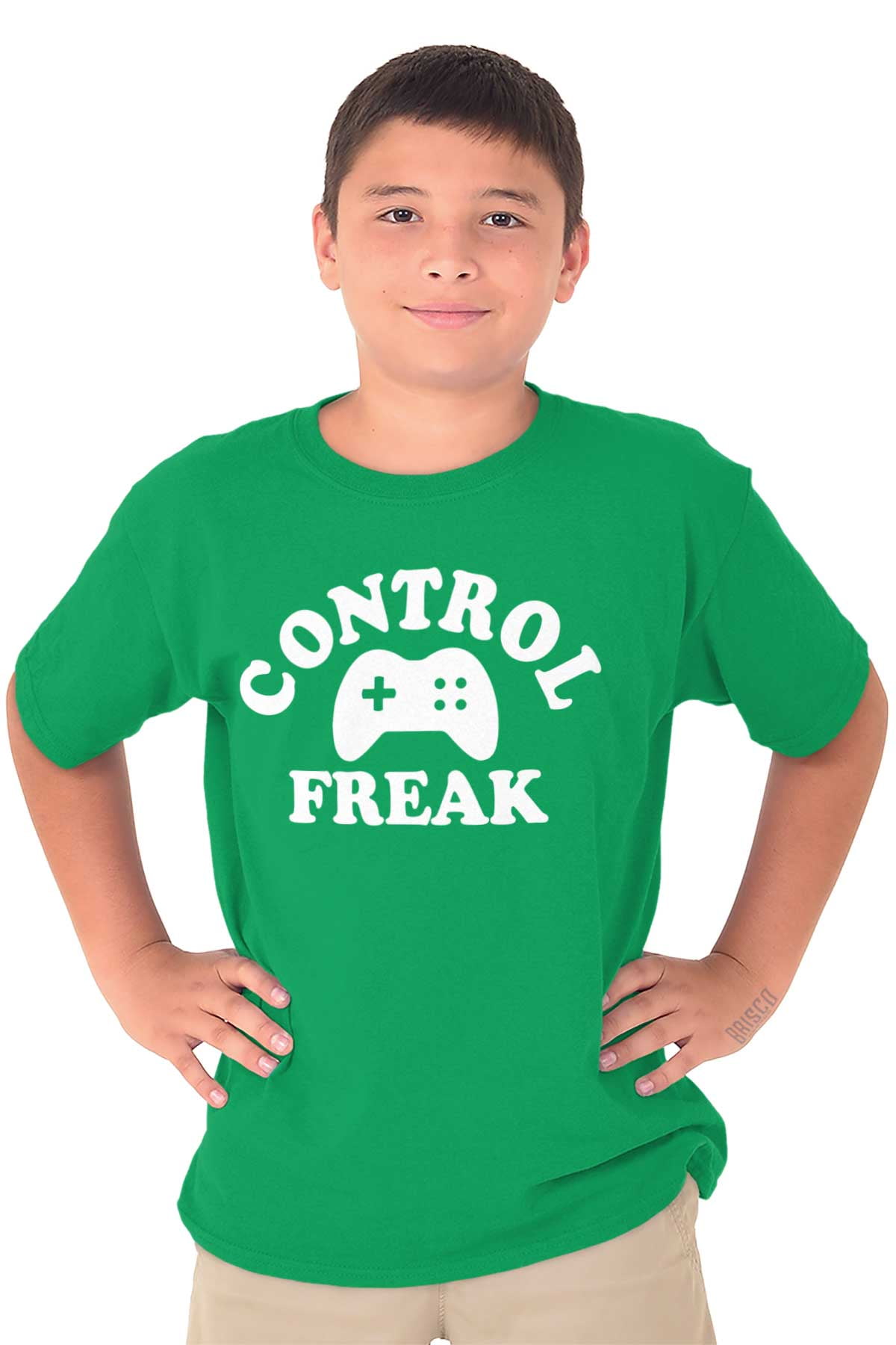 Control Freak Controller Geek Gamer Crewneck T Shirts Boy Girl Teen ...