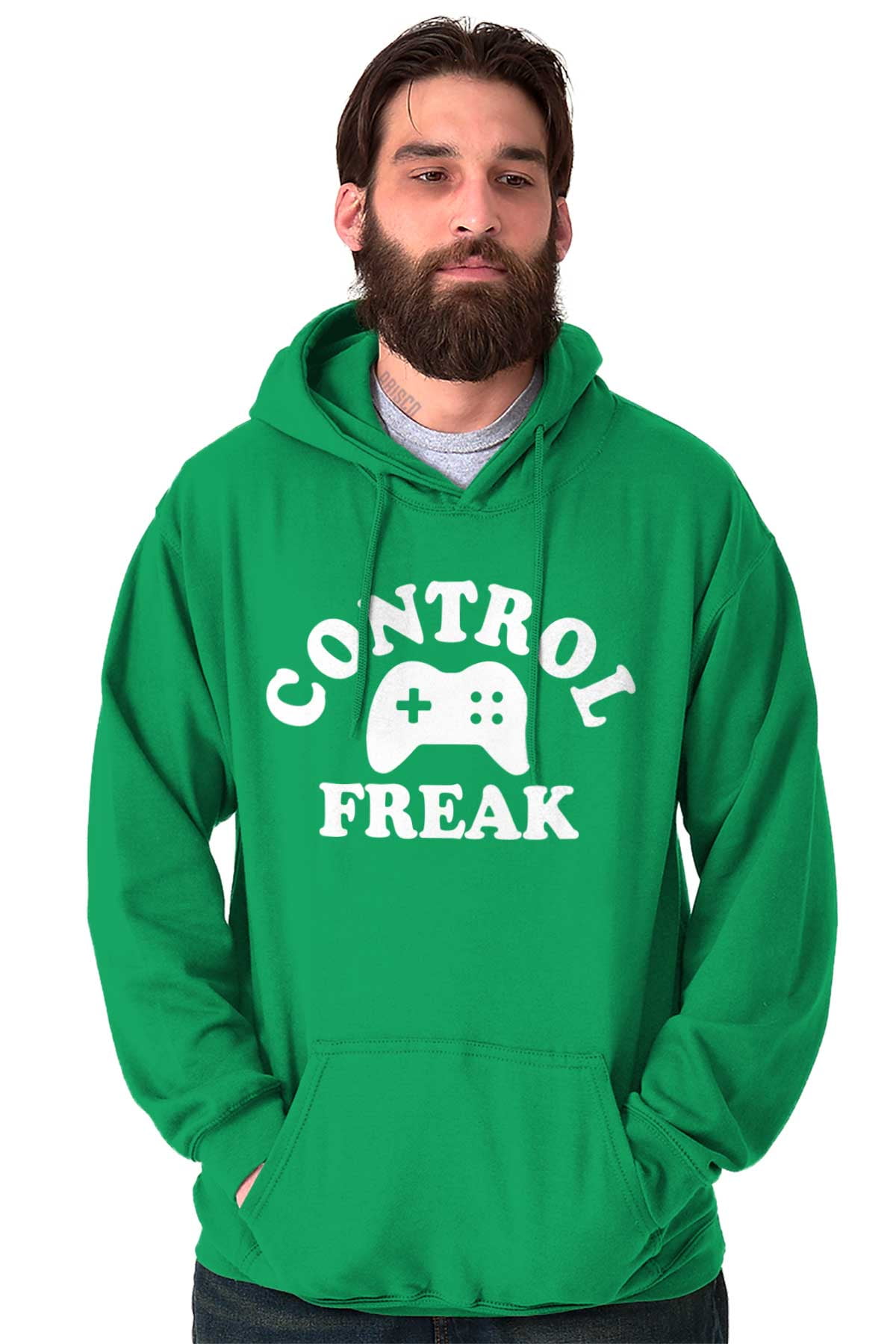 Control Freak Controller Geek Gamer Unisex Plus Fleece Graphic Hoodie ...