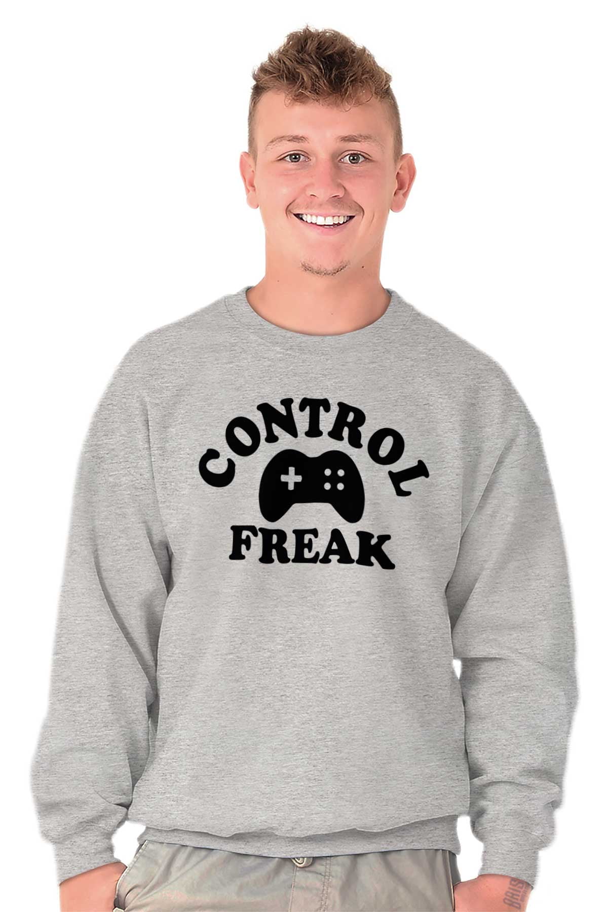 Control Freak Controller Geek Gamer Unisex Plus Fleece Graphic ...