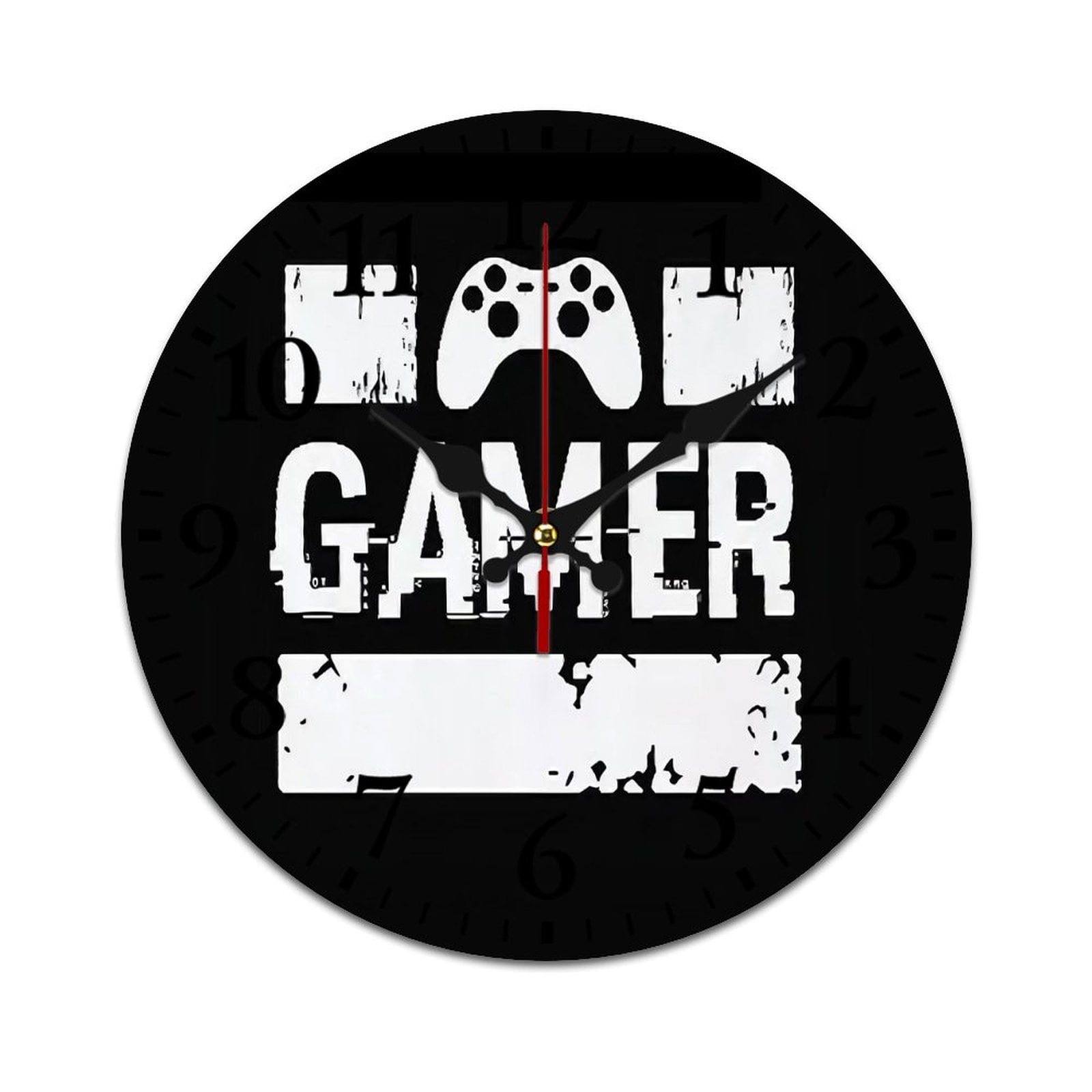 Control Game Wall Clock Modern Design Clocks Wall Hanging Home Office ...