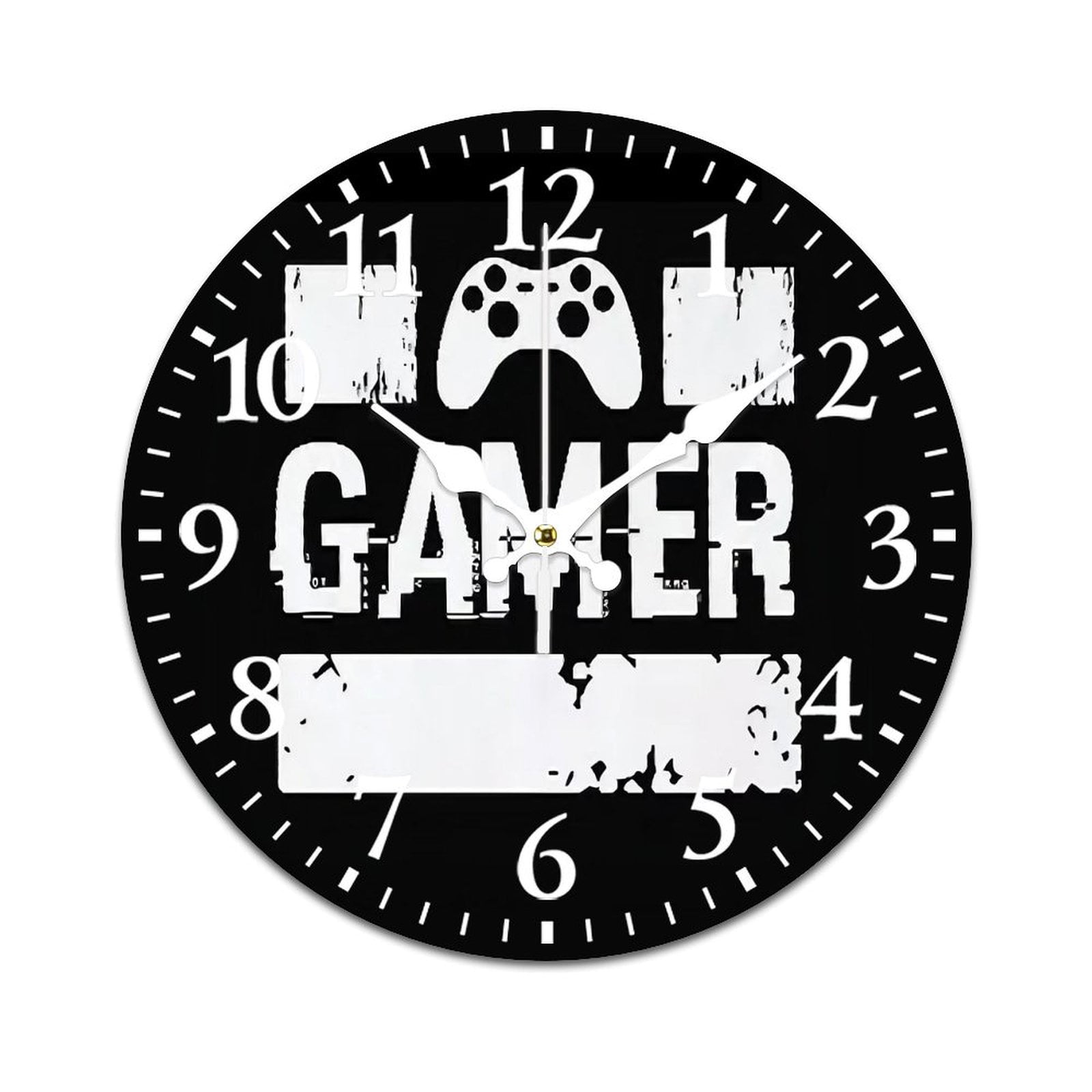 Control Game Wall Clock Modern Design Clocks Wall Hanging Home Office ...