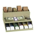 Control Group 2-Tier Metal Coin Wrap And Bill Strap Racks, Beige ...