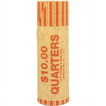 Coin-Tainer Preformed Tubular Coin Wrappers, Quarters, $10, 1000 ...