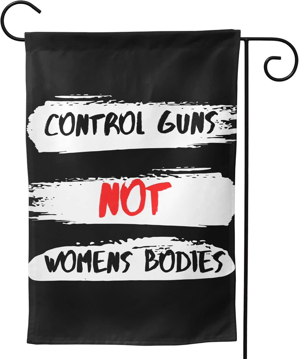 Control Guns Not Womens Bodies Garden Flag, Pro Feminism Garden Flag 28 ...