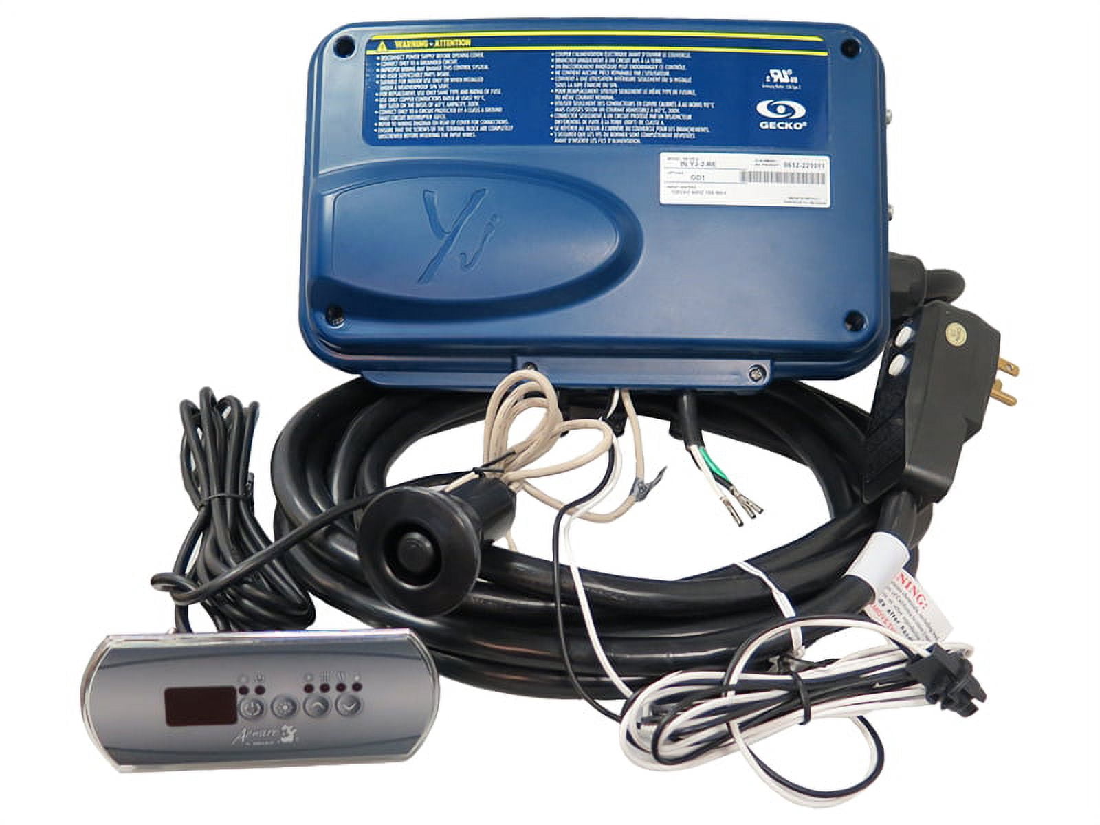Gecko Electrical Heat Recovery Control IN.YJ2 with Topside, GFCI, Hi ...