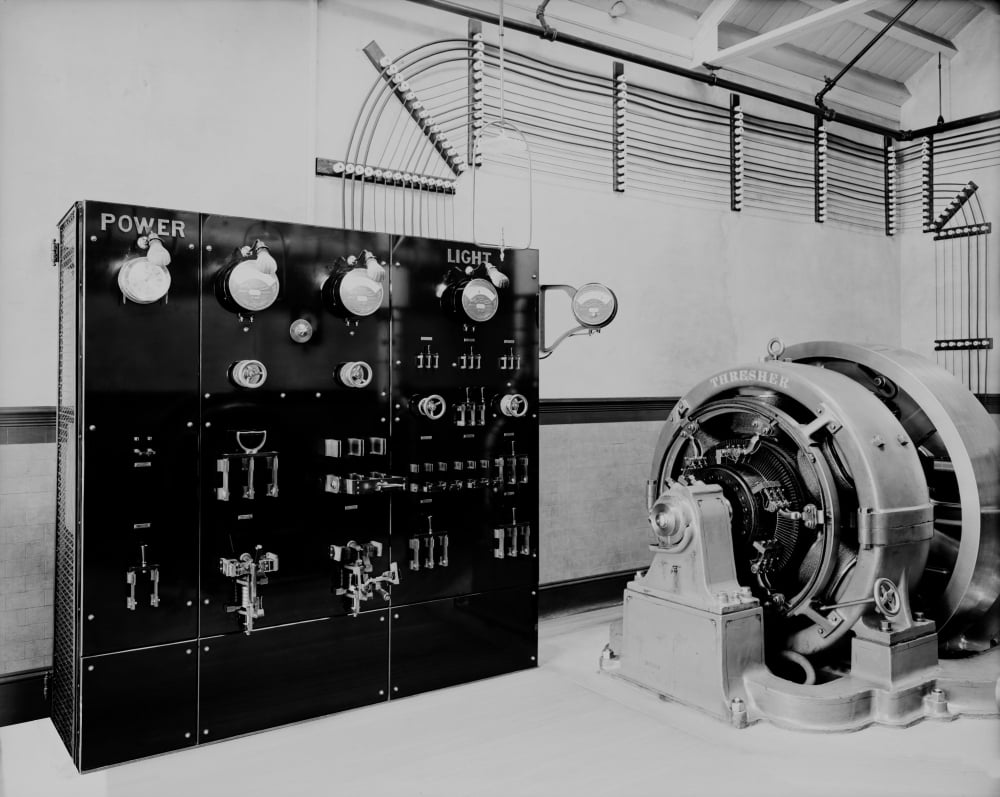 Control Panel And Dynamo (Generator) Of A Self-Contained Electric Power ...