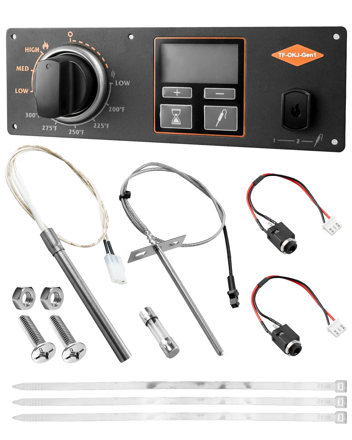 Control Panel Fit for Rider 600 900 Deluxe Wood Pellet Grill, Digital ...