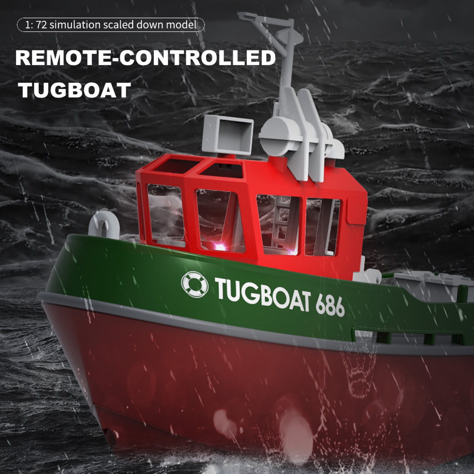 Control Remote Control Boat, 1:72 Remote Control Boat For Pool & Lake ...