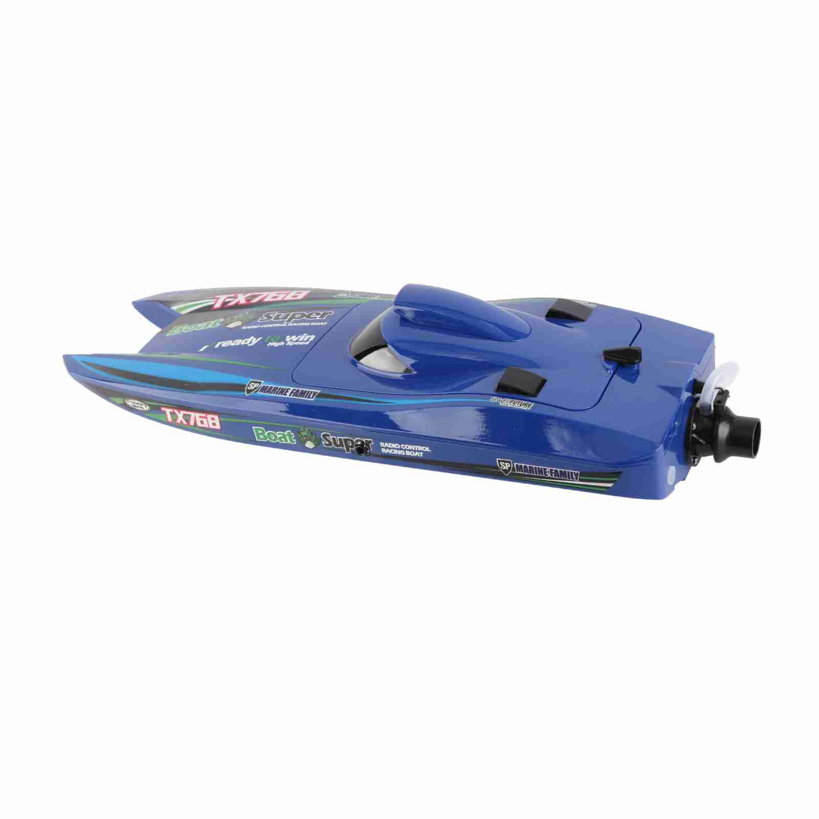 Control Remote Control Boat 2.4GHz High Speed 30km/h Brushless ...