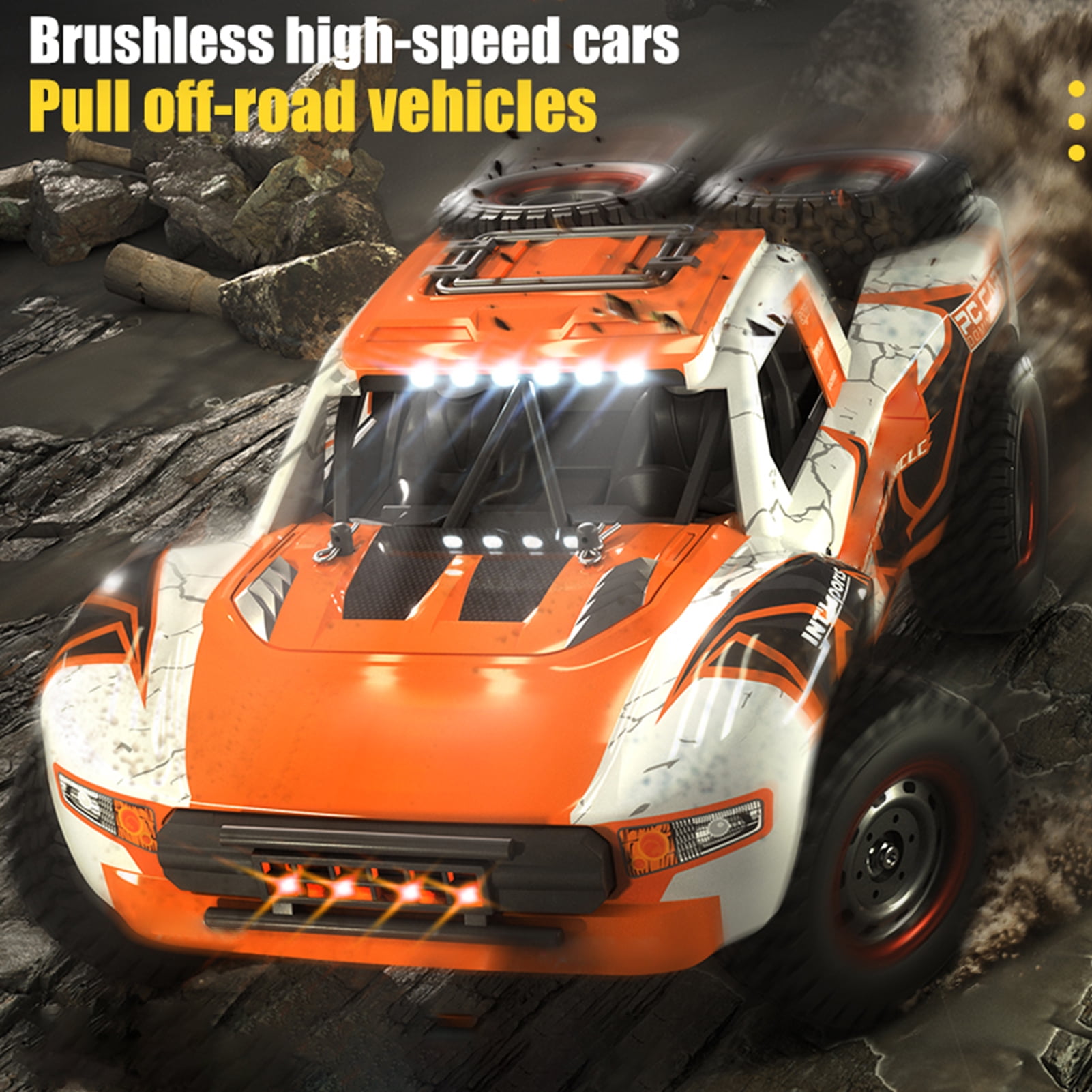 Control Remote Control Car 4WD Car Brushless Truck 2.4GHz Full ...