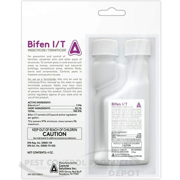 Control Solutions Bifen I/T Insecticide Termiticide, 4oz, Long-Lasting ...