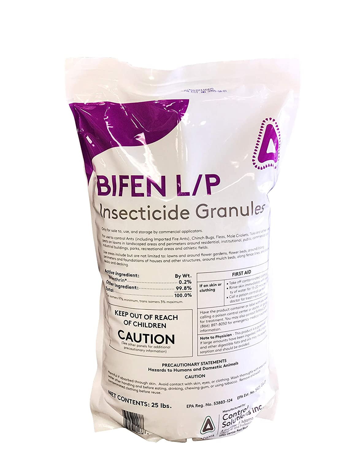 Control Solutions Bifen LP Granules for Insects- 1 Bag (25 lbs ...