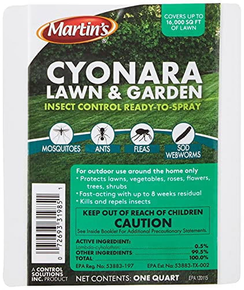 Control Solutions Cyonara Lawn & Garden RTS Ready-to-Spray Mosquito and ...