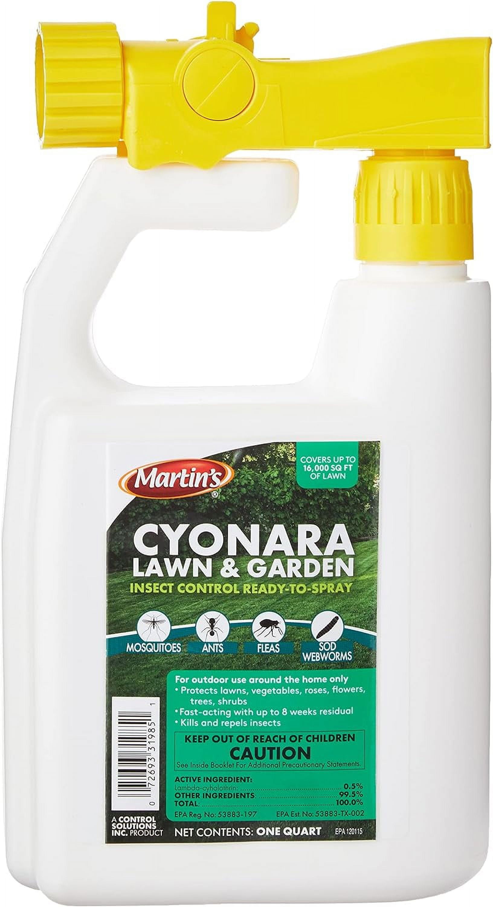 Control Solutions Cyonara Lawn & Garden RTS Ready-to-Spray Mosquito and ...