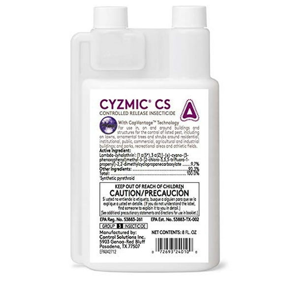 Control Solutions Cyzmic CS Micro-encapsulated Insecticide - 1 Bottle ...