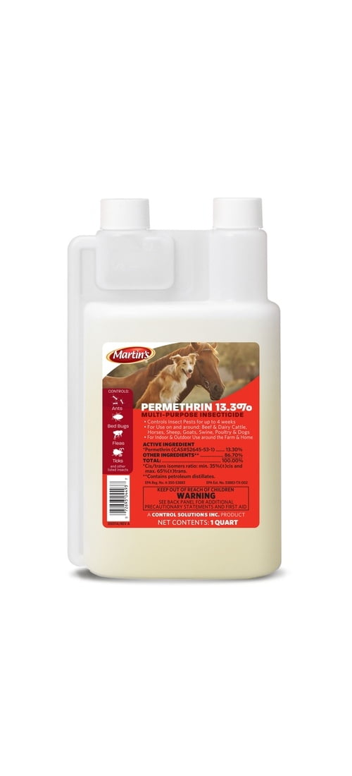 Martin's Permethrin 13.3% Multi-Purpose Insecticide Spray for Barn ...