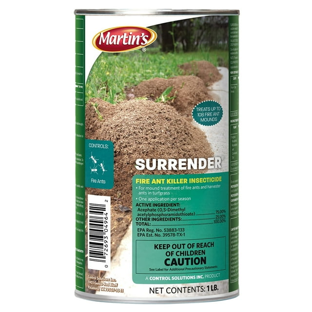 Control Solutions Martin's Surrender Fire Ant Killer, Outdoor Ant ...