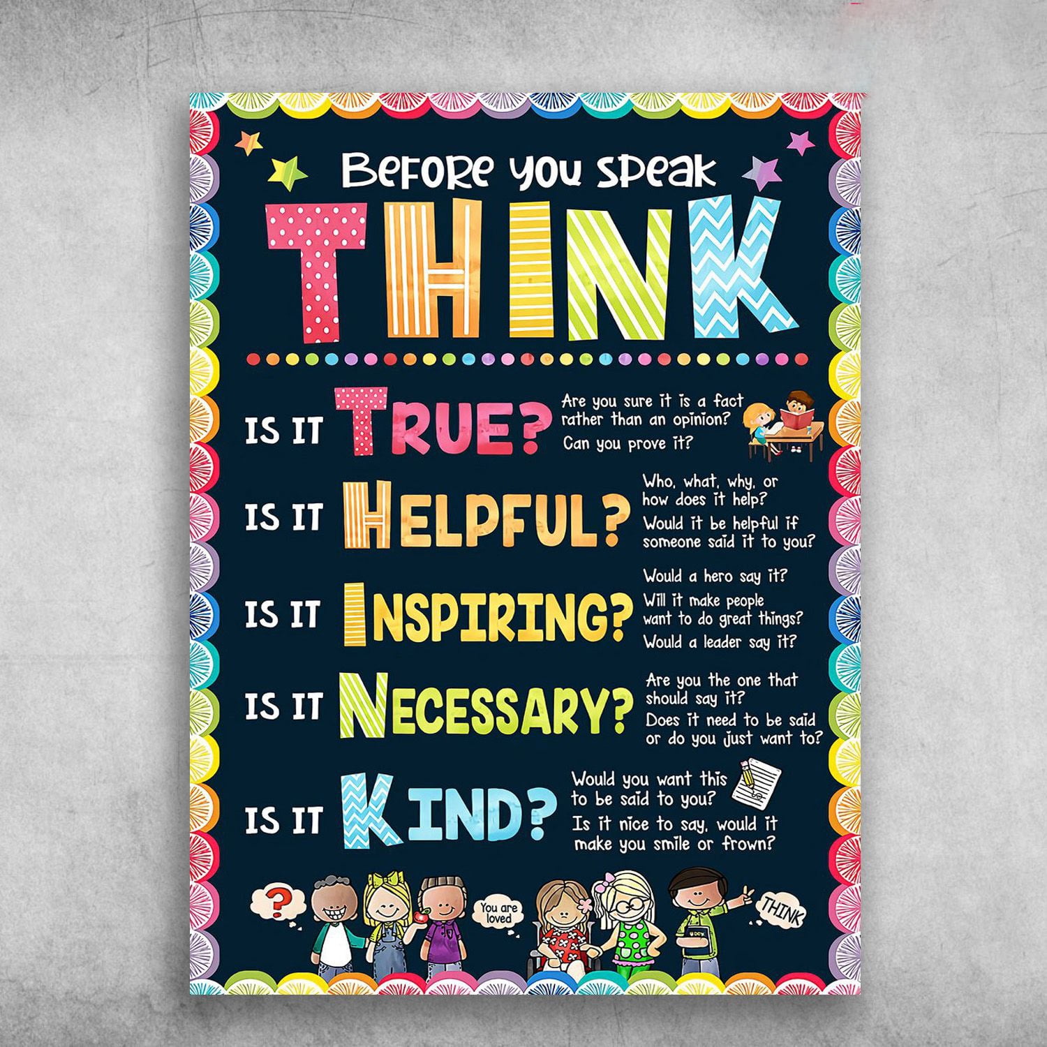 Control Your Thoughts - Before You Speak, Think Is It True, Is It ...