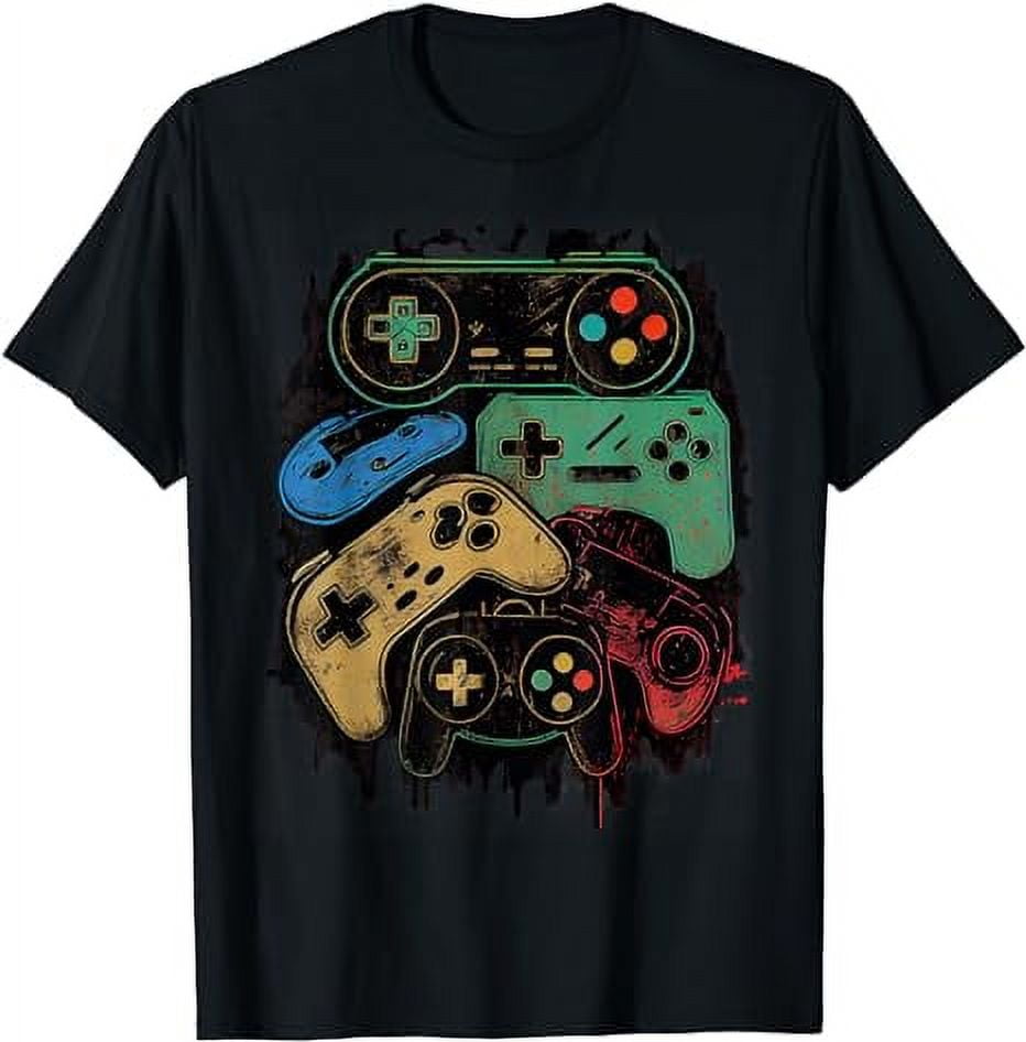 Control all the Things Video Game Controller Gamer Graphic T-Shirt ...