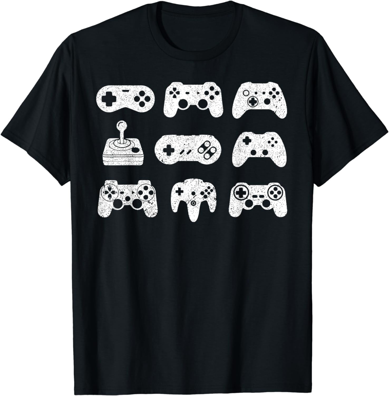 Control all the Things Video Game Controller Gaming Retro T-Shirt ...