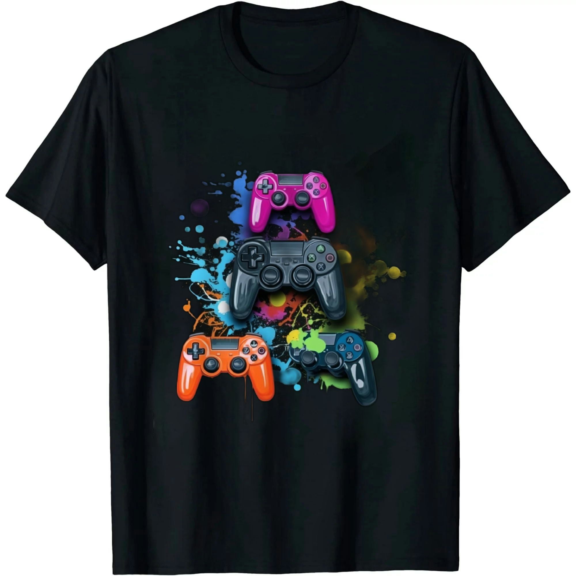 Control all the Things Video Game Controller T-Shirt - Walmart.com