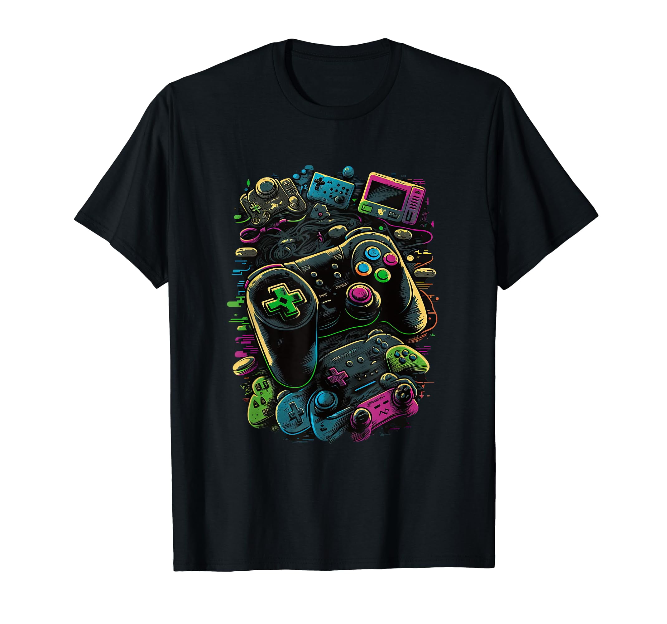 Control gamer Video Game Controller T-Shirt - Walmart.com