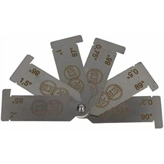 Control gauge 6 x - 90° to 85° - for the ski - snowboard edge to ...